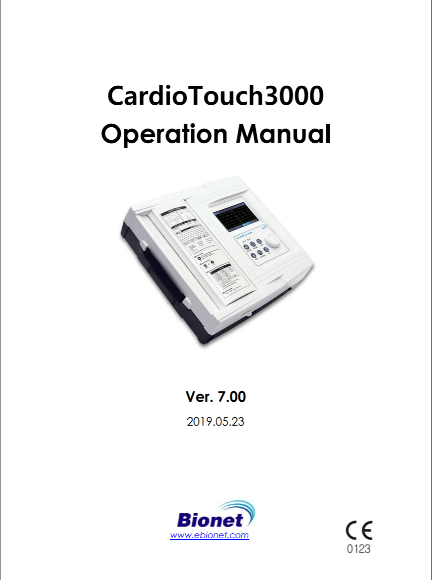 CardioTouch 3000 - Premium Quality Electrocardiogram (ECG / EKG ...